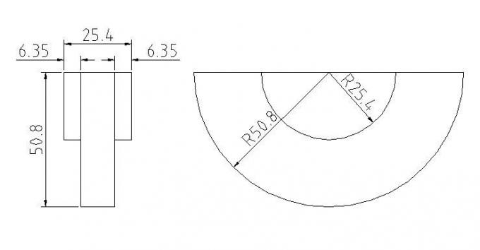 Bloque de la calibración del indicador de la profundidad de la distancia de Astm E164-2013